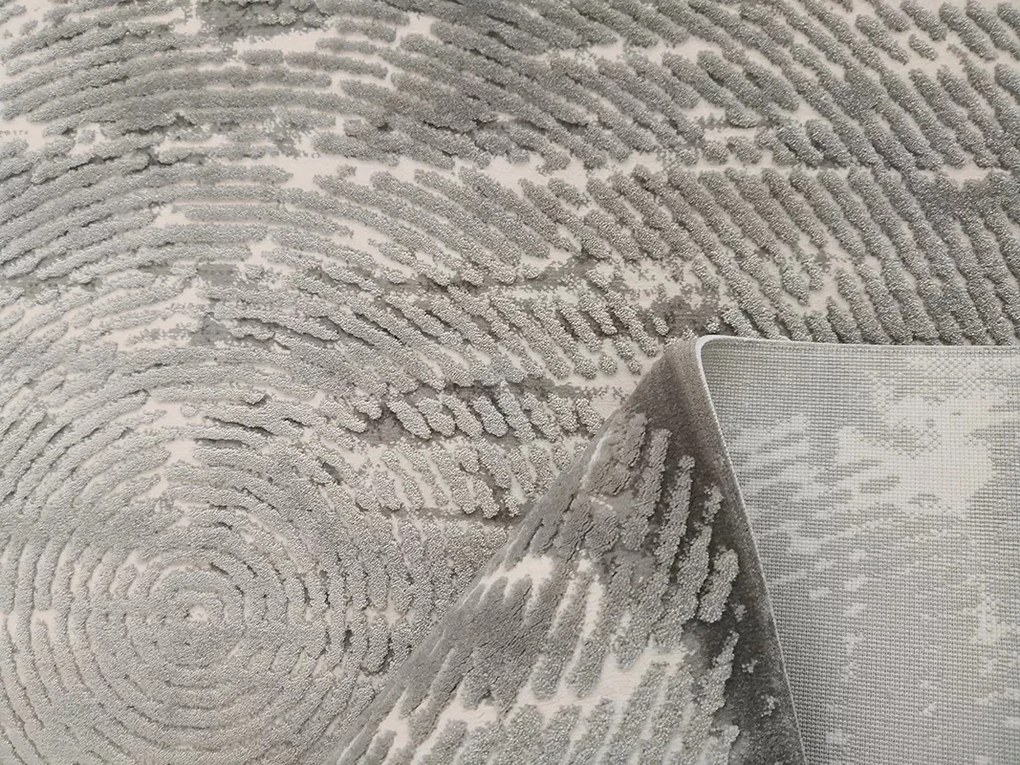 Berfin Dywany, Kusový koberec Vals 8125 Grey, 80x150, šedá, kancelář