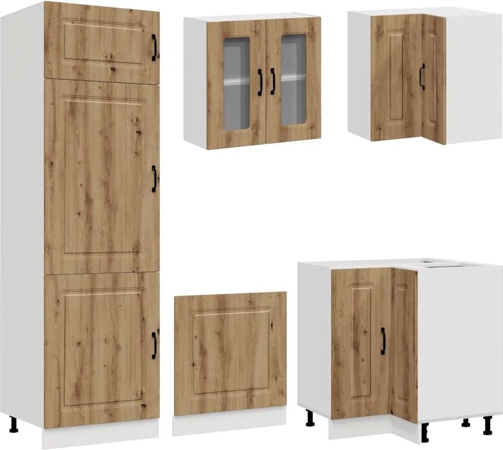 14dílná sada kuchyňských skříněk "Kalmar" dub artisan kompozit 3314980