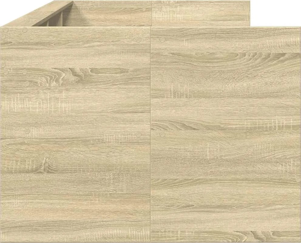 Válenda se zásuvkami bez matrace dub sonoma 90 x 190 cm 3280855