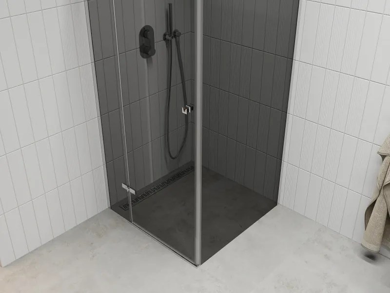 Mexen Roma sprchový kout 70x70cm, 6mm sklo, chromový profil-šedé sklo, 854-070-070-01-40