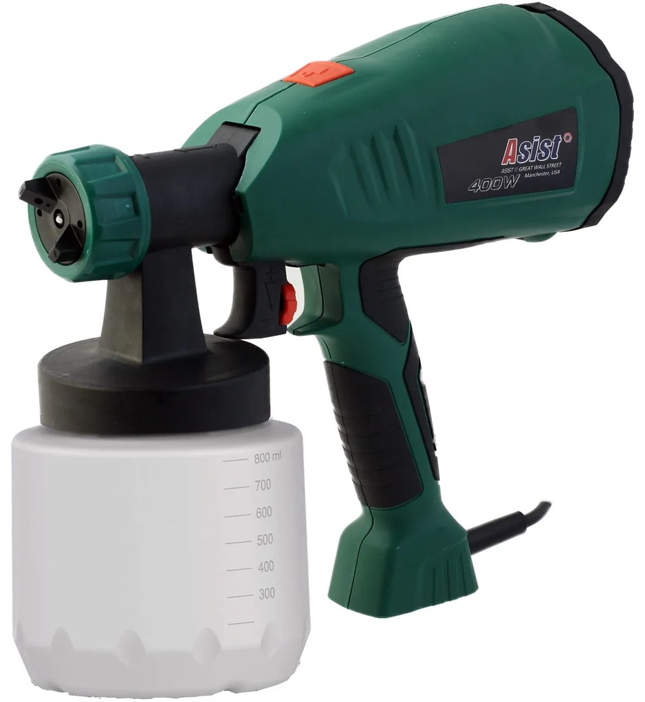 Asist AE7S40DN Stříkací pistole 400 W, 800 ml