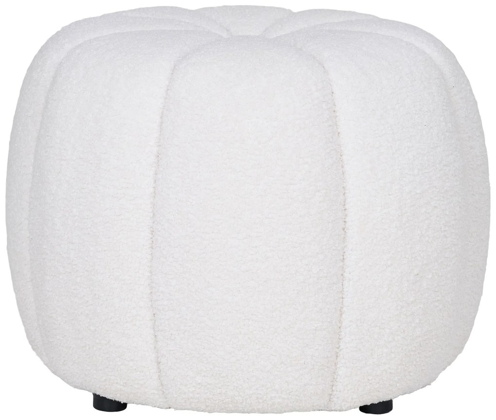 House Nordic Pouf PAISLEY bílý