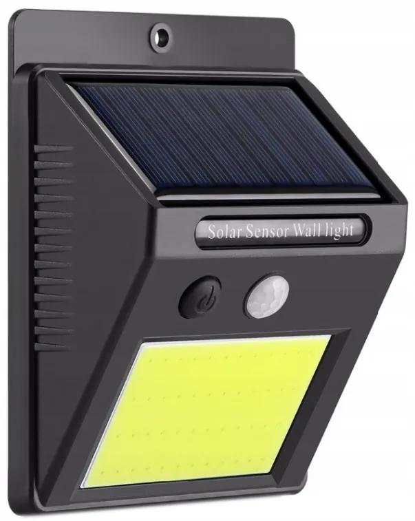 Solární lampa s pohybovým a soumrakovým senzorem 48 COB LED
