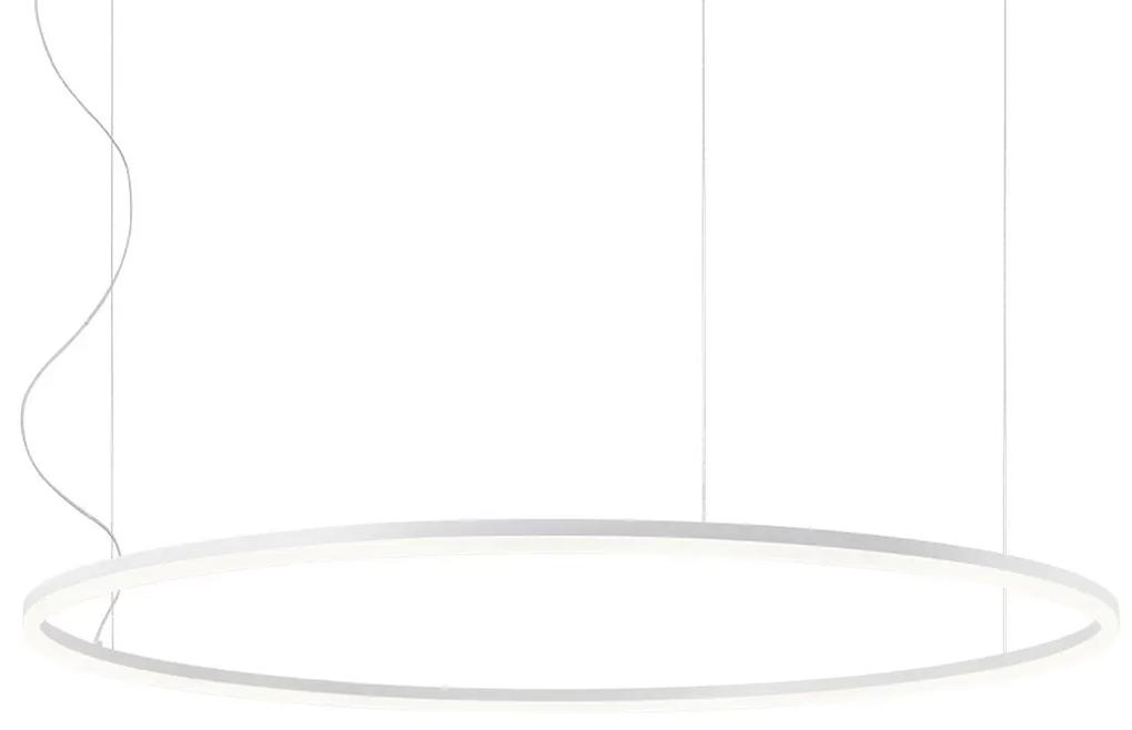 Redo Group 01-1716-DALI Orbit direct, závěsné kruhové svítidlo, 84W LED 3000K stmívatelné DALI, bílá, prům. 120cm