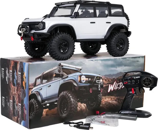 Terénní auto R/C WILDERNESS 1:10 k ovládání bílé