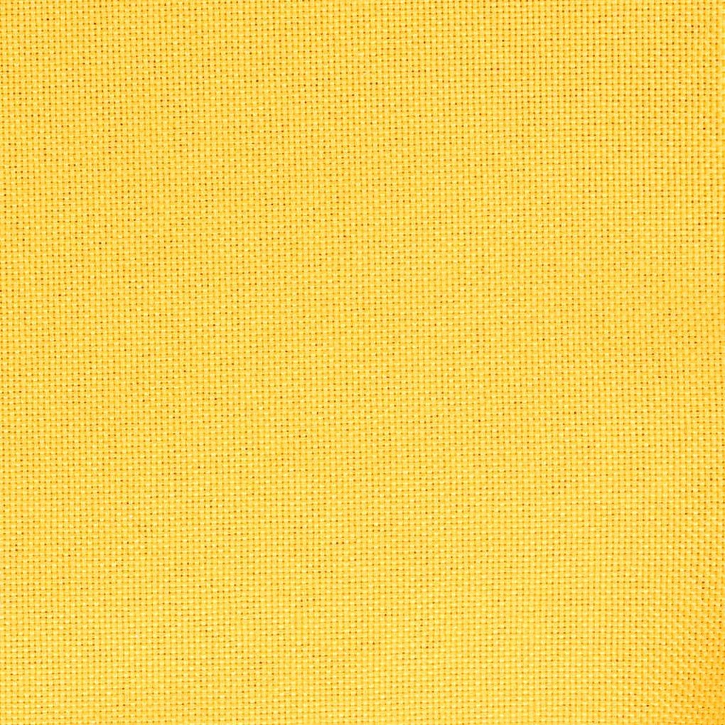 Otočná jídelní židle hořčicově žlutá textil 3088069