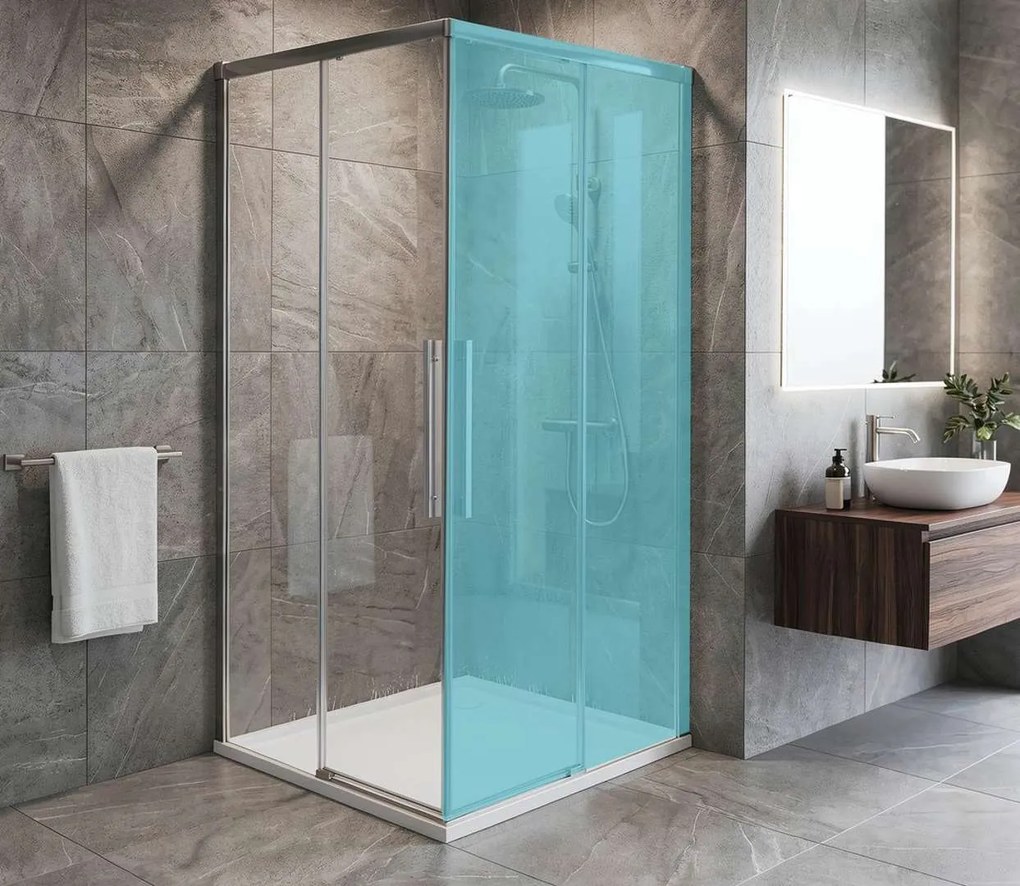 Gelco Lux - Sprchové dveře 100 cm, čiré sklo/chrom GU2110CH
