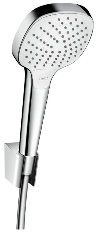 Hansgrohe Croma Select E, sprchový set 110 Vario s hadicí 1600 mm, bílá/chromová, HAN-26413400