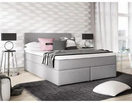 Čalouněná postel VIERA včetně úložného prostoru 180x200 Béžová