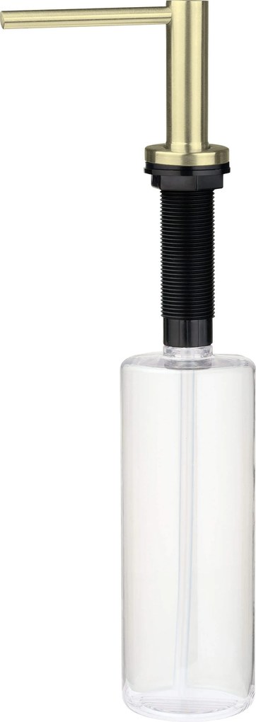 Deante Aster, dávkovač saponátu pre kuchynské drezy s dlhou výlevkou 500ml, zlatá matná, DEA-ZZZ_R0DD