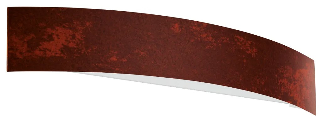 Linea Light Curvé_W, corten nástěnné svítidlo, 15W LED 3000K, délka 39cm