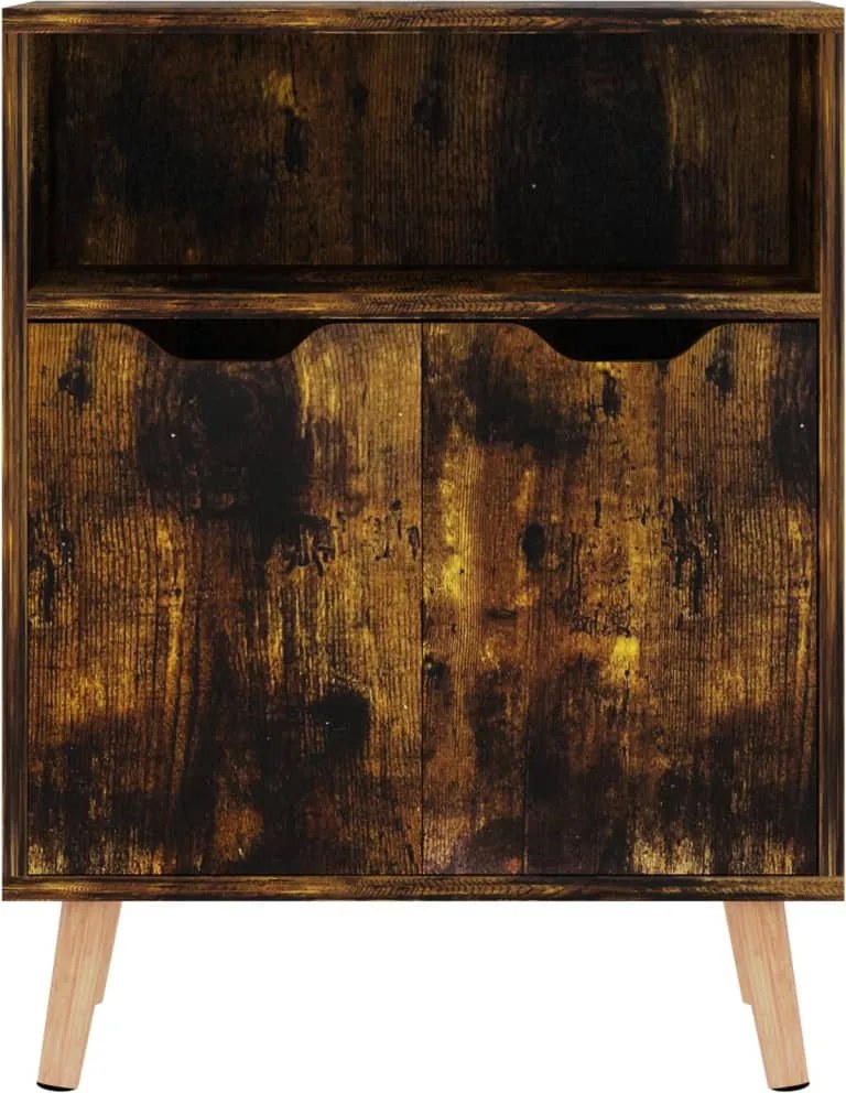Příborník kouřový dub 60 x 30 x 72 cm kompozitní dřevo 326830