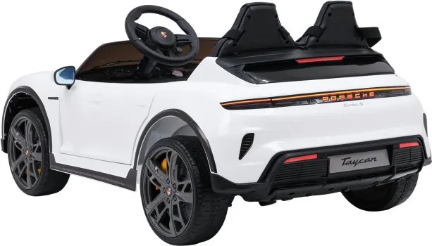 Elektrické autíčko Porsche Taycan Turbo S bílé