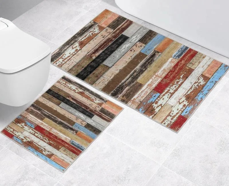 Bellatex 3D tisk sada - BEZ VÝKROJE Béžová 60x100 cm 60x50 cm (SADA)