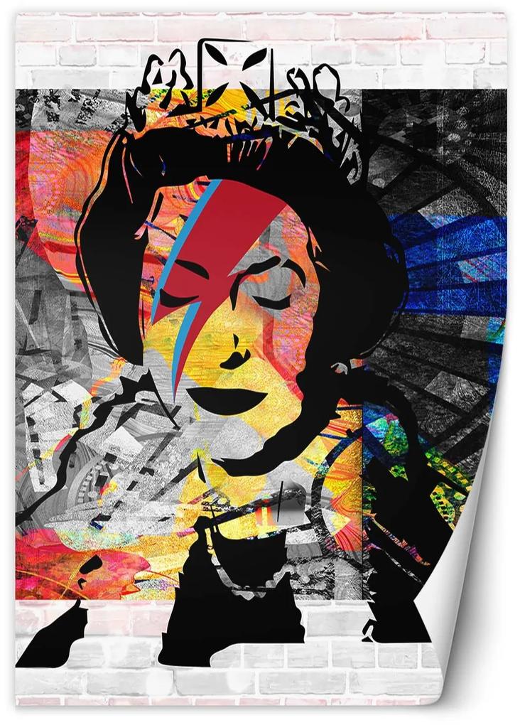 Gario Fototapeta Banksy královna Anglie Materiál: Vliesová, Rozměry: 100 x 140 cm