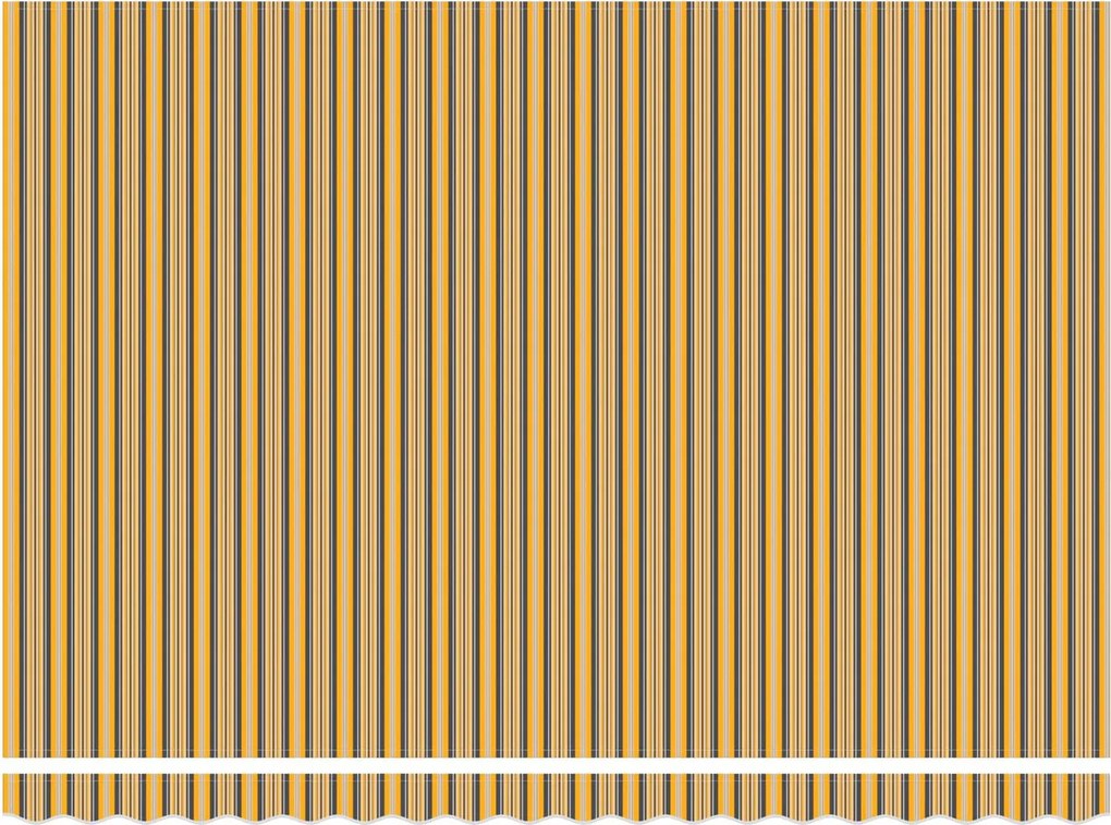 Stahovací markýza Vícebarevný 450 × 300 cm 3330951