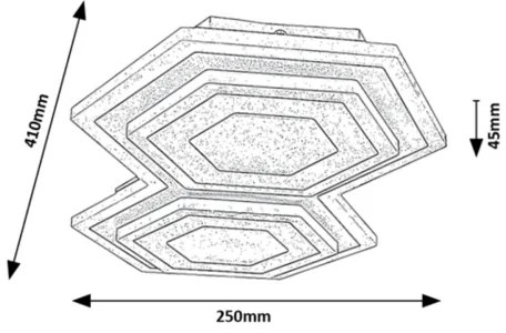 Rabalux 71114 - LED Stropní svítidlo BITSI LED/44W/230V 3000/6000K