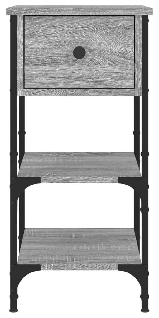Noční stolky 2 ks šedé sonoma 34 x 36 x 70 cm kompozitní dřevo