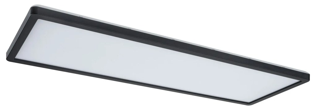 Paulmann 71017 Atria Shine, černé stropní svítidlo s korónou, 22W LED 4000K tříkrokové stmívání, 58x20cm