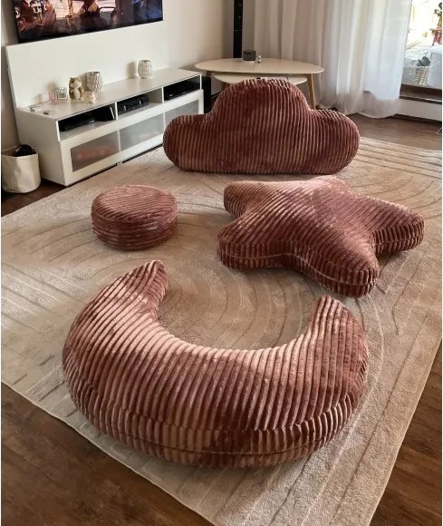 SakyPaky Mráček HOME Kids sedací vak, šedá ocelová