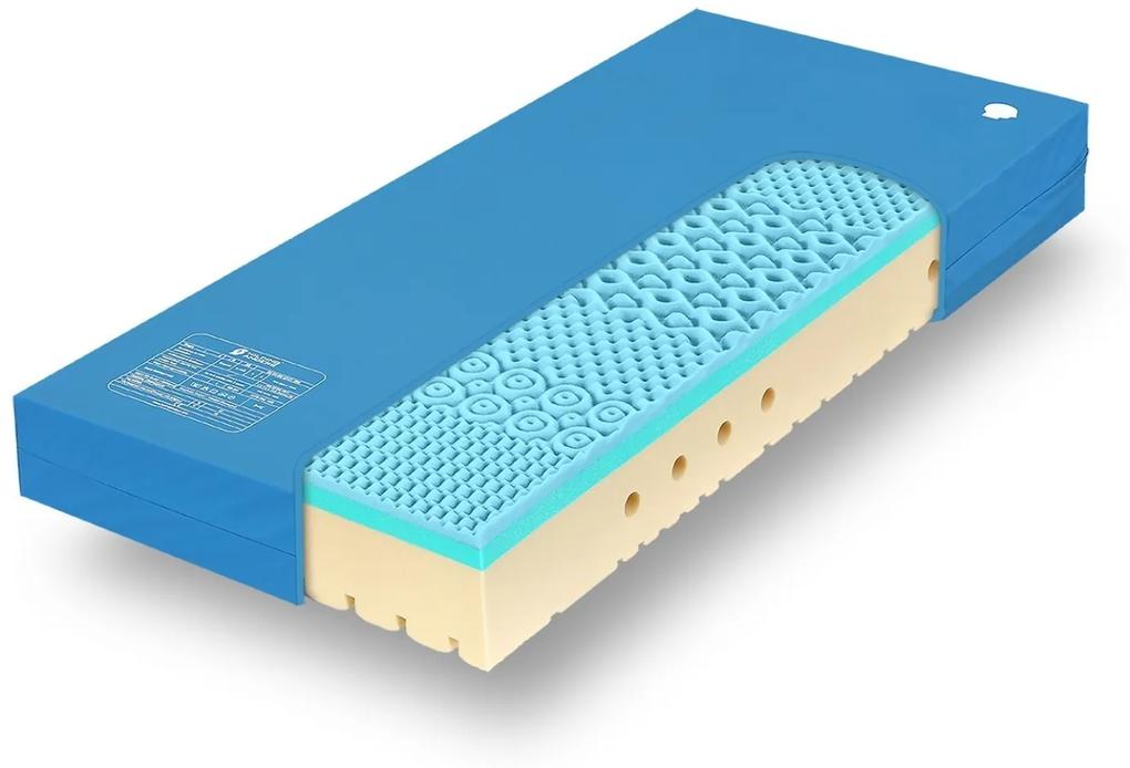 Tropico SUPER FOX BLUE Wellness 24 cm POTAH PU - antibakteriální matrace pro domácí péči 100 x 210 cm