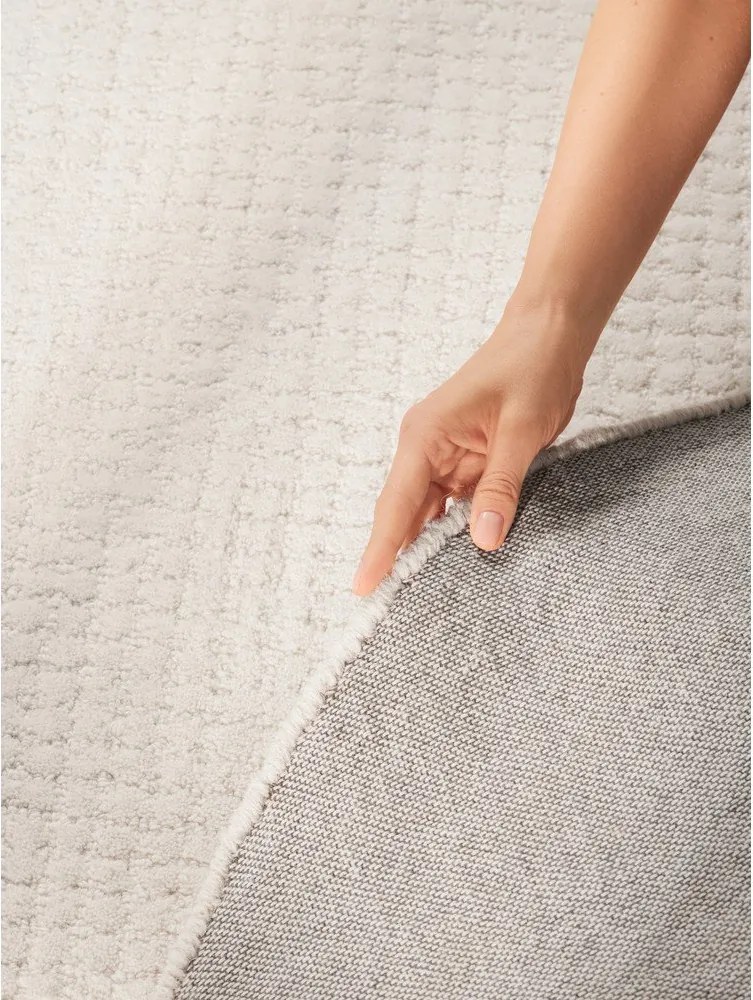 Krémový vlněný kulatý koberec ø 200 cm Eloise – Hanse Home