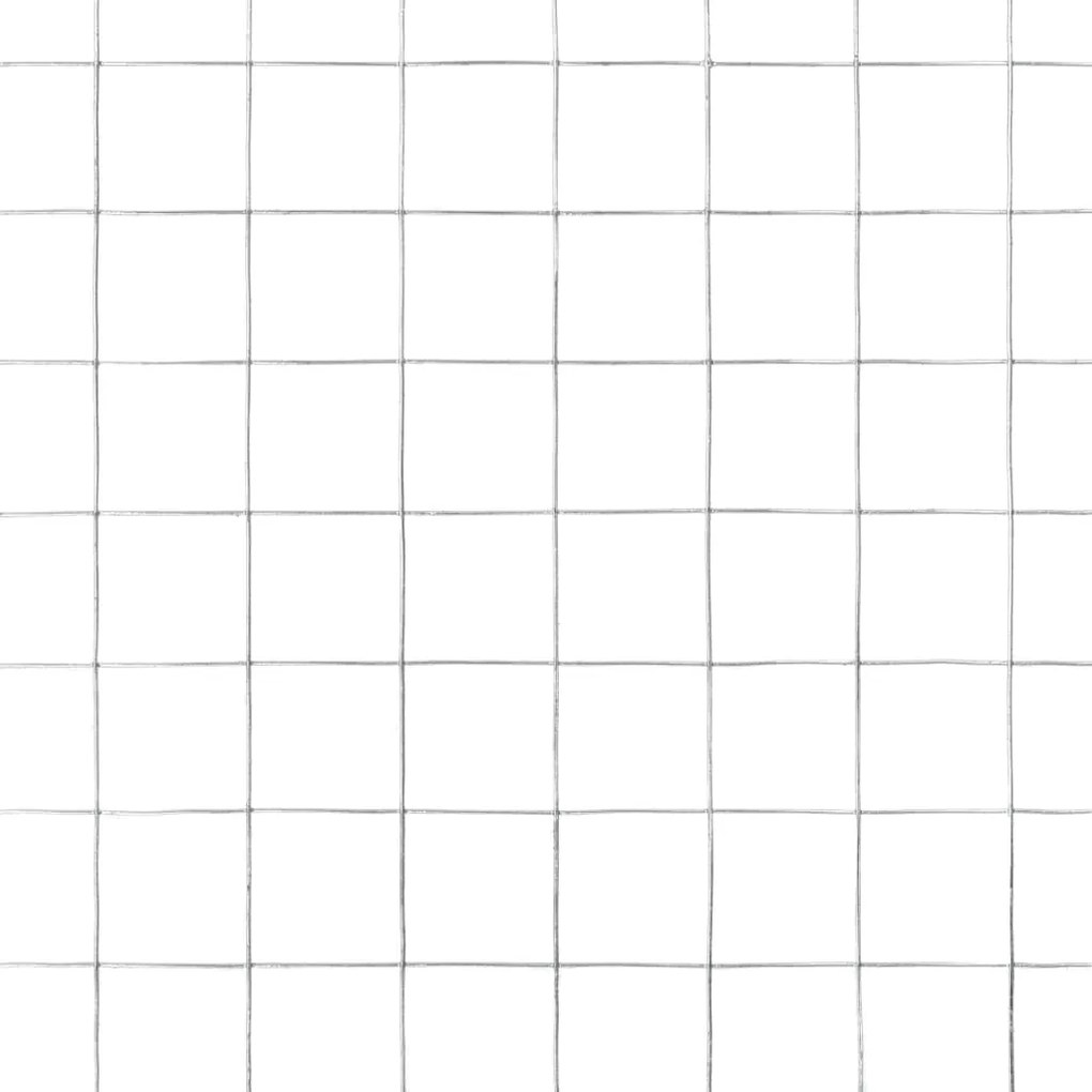 Pletivo ke kurníku pozinkovaná ocel 10 x 1,5 m stříbrné 143613