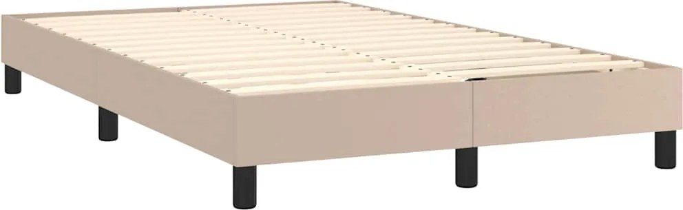Rám postele s boxspringem cappuccino 120x200 cm umělá kůže 3120693