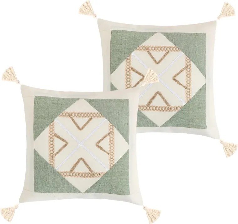 Bellatex Povláček PERU SET 2ks Béžová 40x40 cm