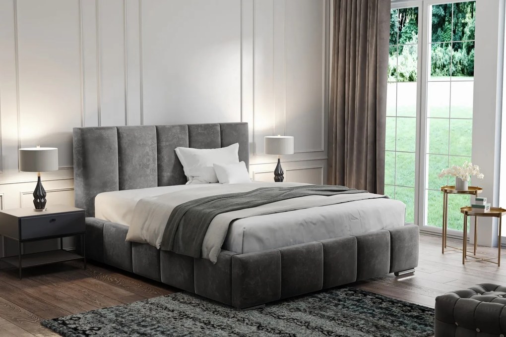 Postel MODEL 08 140x200 šedá - EUREKA 2133