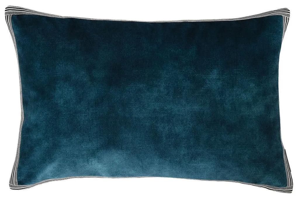 Dekorační polštář MANADE 60 x 40 cm, blue topaze