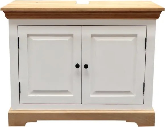 Indický nábytek - Skříňka pod umyvadlo Retro 90x70x45 z mangového dřeva