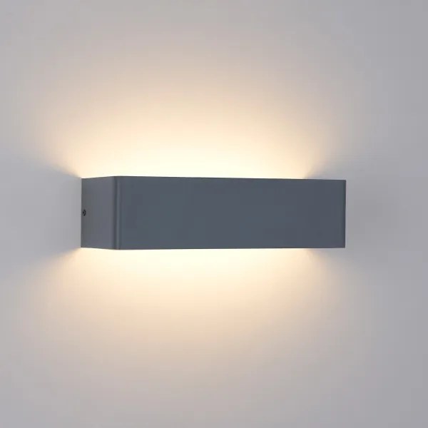 Brilagi -LED Venkovní nástěnné svítidlo DONNANI LED/12W/230V 30 cm antracit IP44