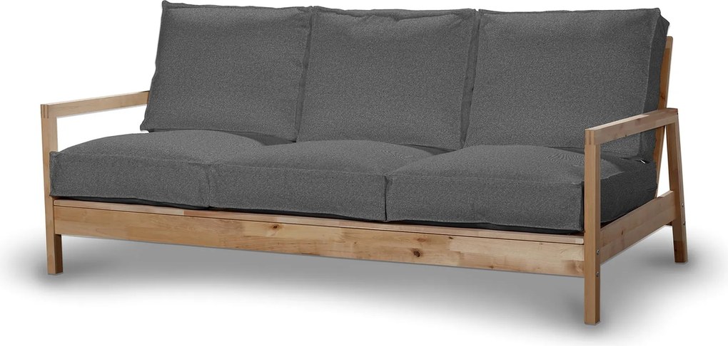 Potah na pohovku IKEA  Lillberg 3-místná nerozkládací barva šedá látka pletený vzor