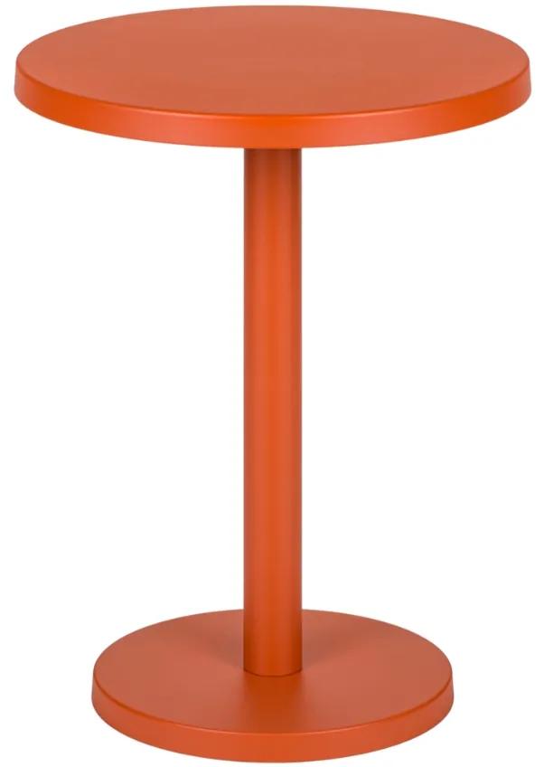 OnaDnes -20% noo.ma Oranžový kovový odkládací stolek Odo 44 cm