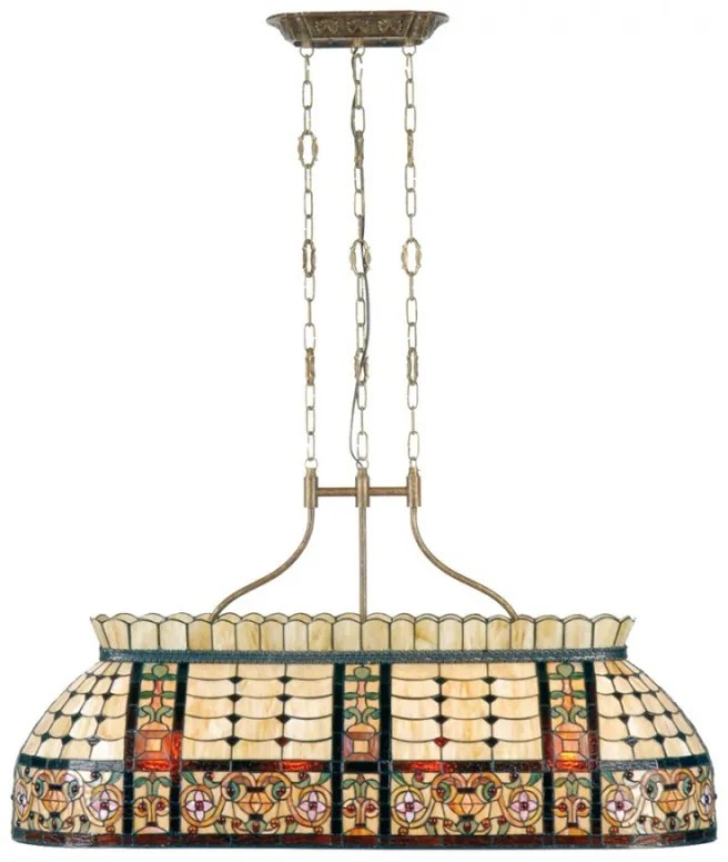 Závěsné světlo Tiffany – 115x34x141 cm