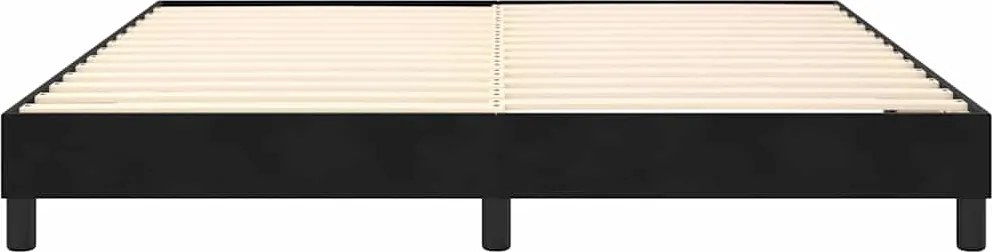 Rám postele s boxspringem černý 160 x 200 cm samet 3120780