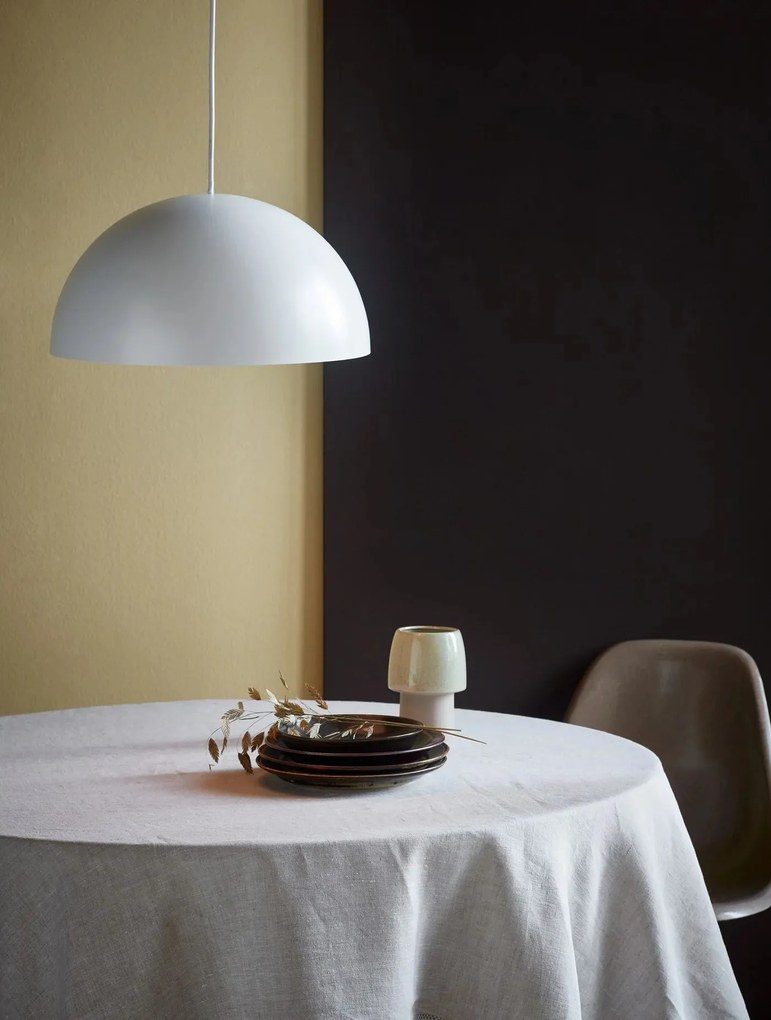 Bílý závěsný lustr Ellen 40 pro žárovku E27  - Nordlux
