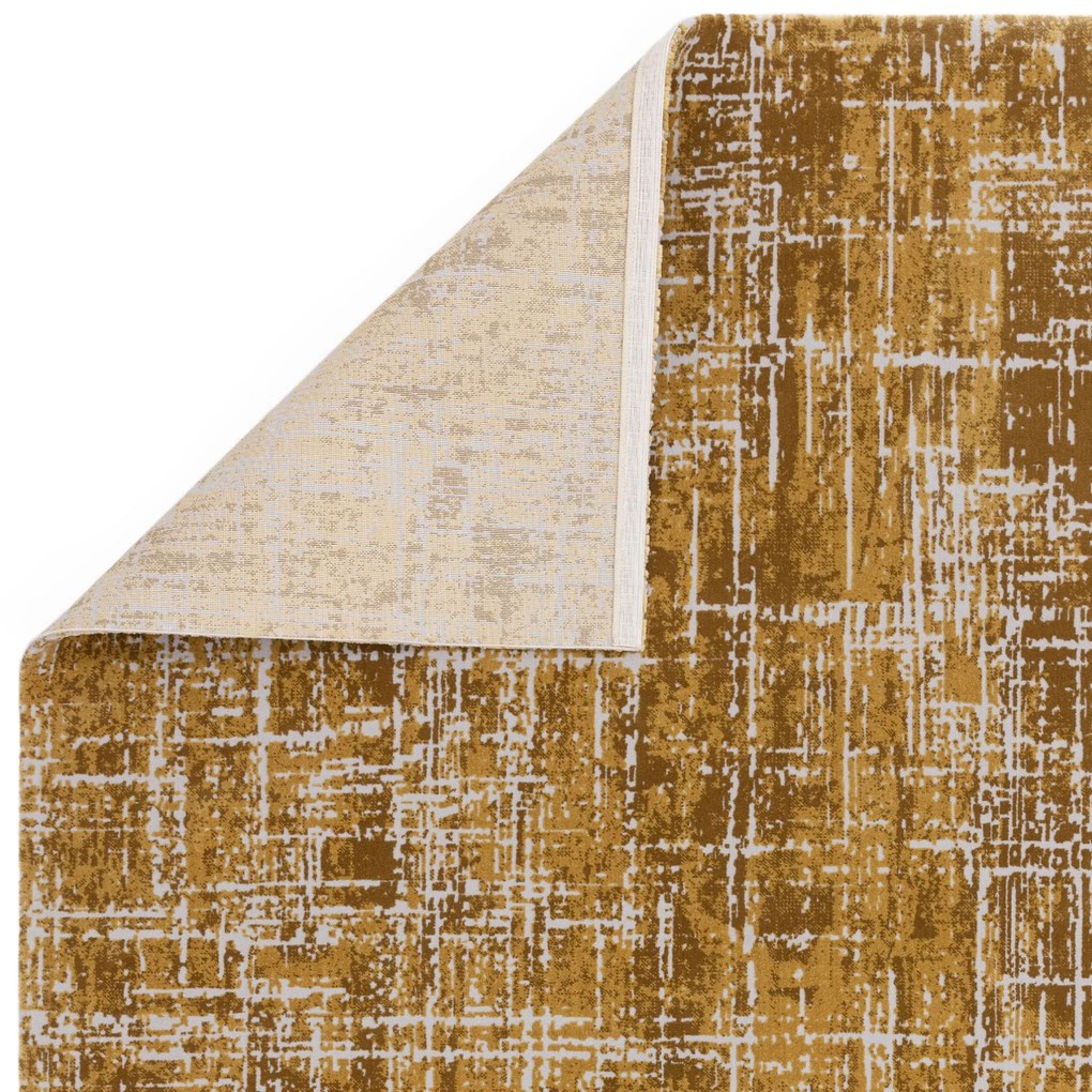 Tribeca Design Kusový koberec Zoom Abstract Gold Rozměry: 240x340 cm