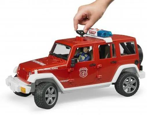 Bruder 02528 Jeep Wrangler požární s figurkou