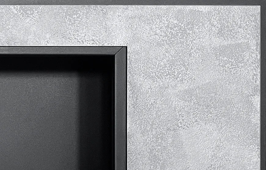 BIOFLAME biokrb Fantasy S Imitace Betonu 55x65 cm
