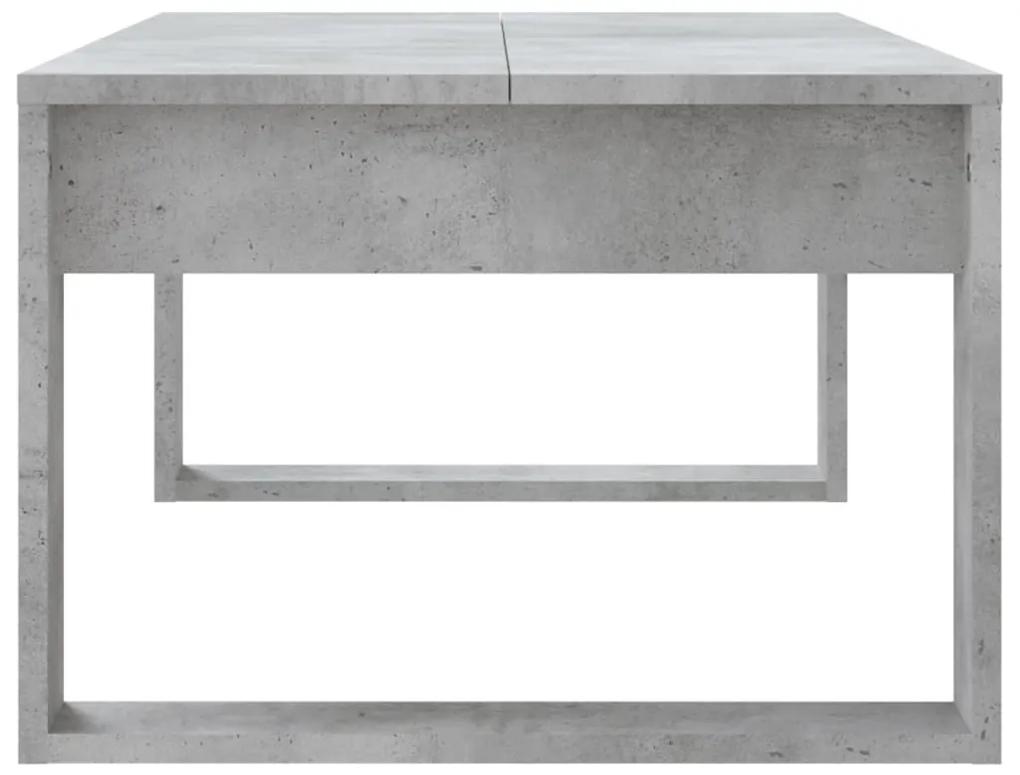 Konferenční stolek betonově šedý 102x50x35 cm kompozitní dřevo - Default Title