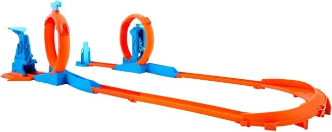 Stavebnice Hot Wheels Track Creator Triple Looping Set Mattel JDW39