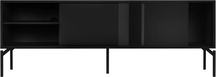 Černý TV stolek 160x60x42 cm Met – noo.ma