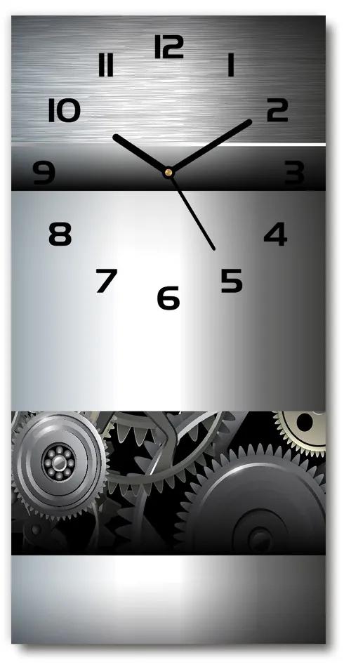 Wallmuralia Nástěnné hodiny Pastorek abstrakce 30x60 cm
