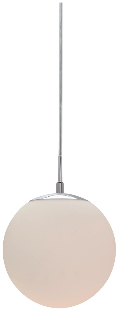 Stropní lampa Halo Ball bílá, stříbrná Rozměry: Ø 30 cm, výška 30 cm