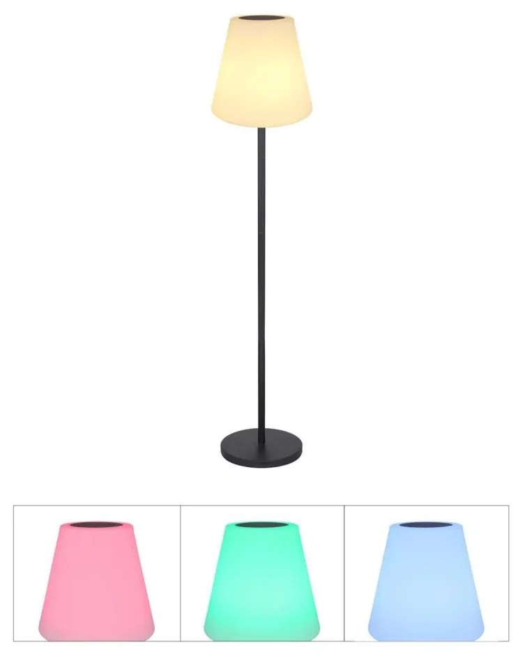Globo 33897 - LED RGB Solární dotyková stojací lampa LED/0,1W/3V IP44