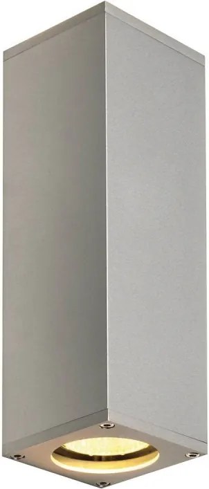 THEO UP/DOWN QPAR51 nástěnné svítidlo stříbrošedá max. 2x50W - BIG WHITE