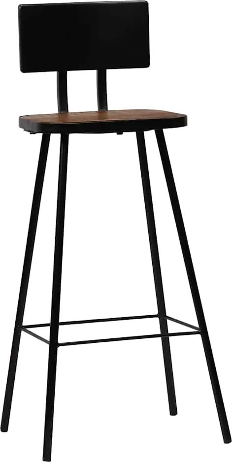 5dílný barový set černý 3057829