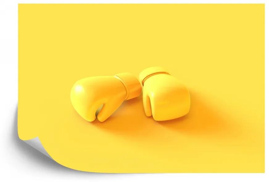 Fototapeta Žluté Boxerské Rukavice Samolepící tapety 104x70.5